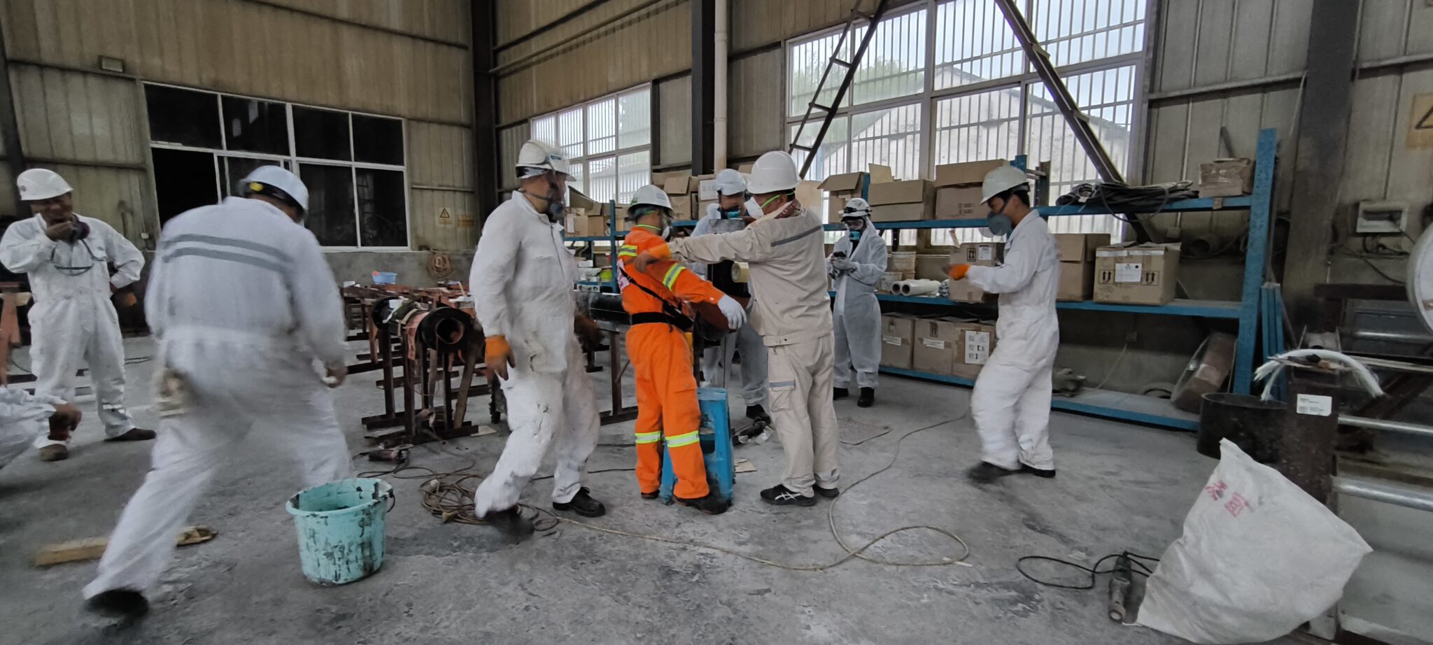 GRE配管弊社エンジニアにて補修可能です。 - CBSI | シービーエスアイ株式会社